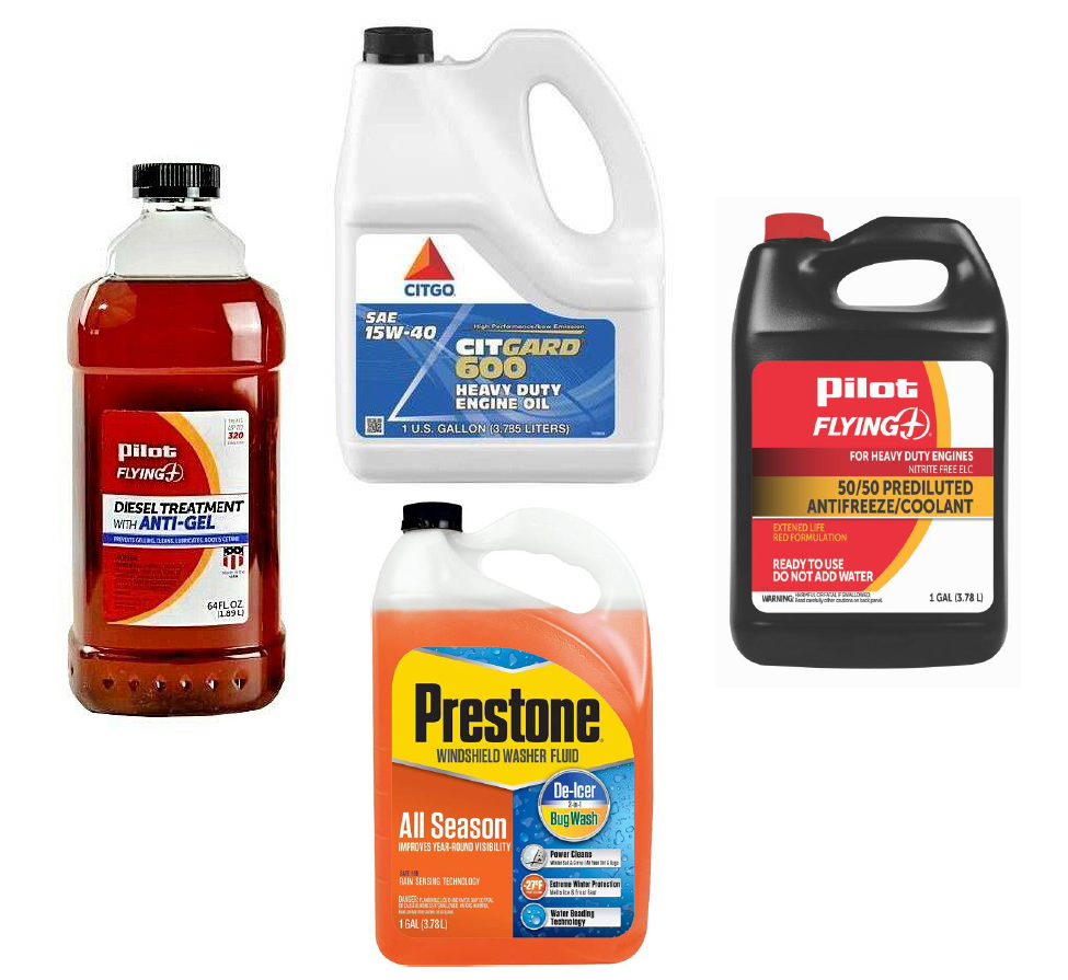 Diesel Engine Oil, DEF, Coolant and Chemicals in Retail Packaging ...